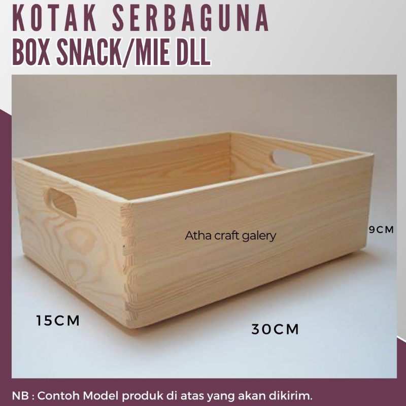 Jual KOTAK BOX SERBAGUNA / KOTAK KAYU PENGANGAN. | Shopee Indonesia