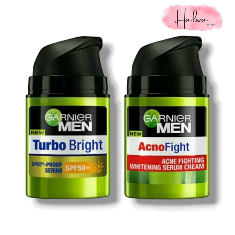 Jual GARNIER MEN SERUM TURBO BRIGHT SPOT PROOF, ACNO FIGHT SERUM SPF 50+ 40ML | Shopee Indonesia