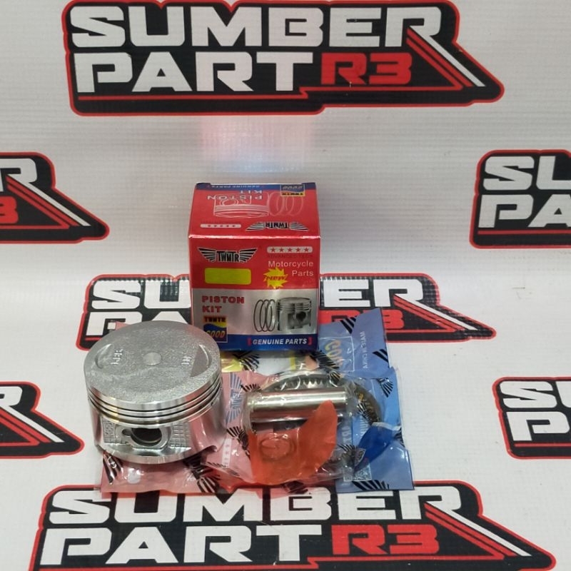 Jual piston nozomi 200cc OS 1.00 seher set - sparepart motor roda tiga ...