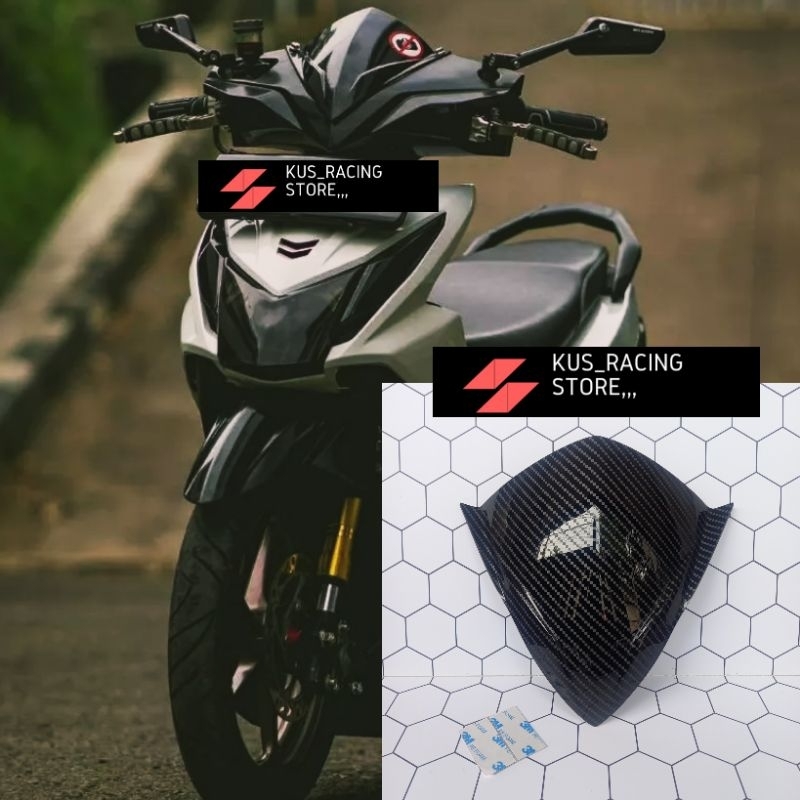 Jual Visor Honda Beat fi lama/Old Model Jenong Carbon Bonus Double tape ...