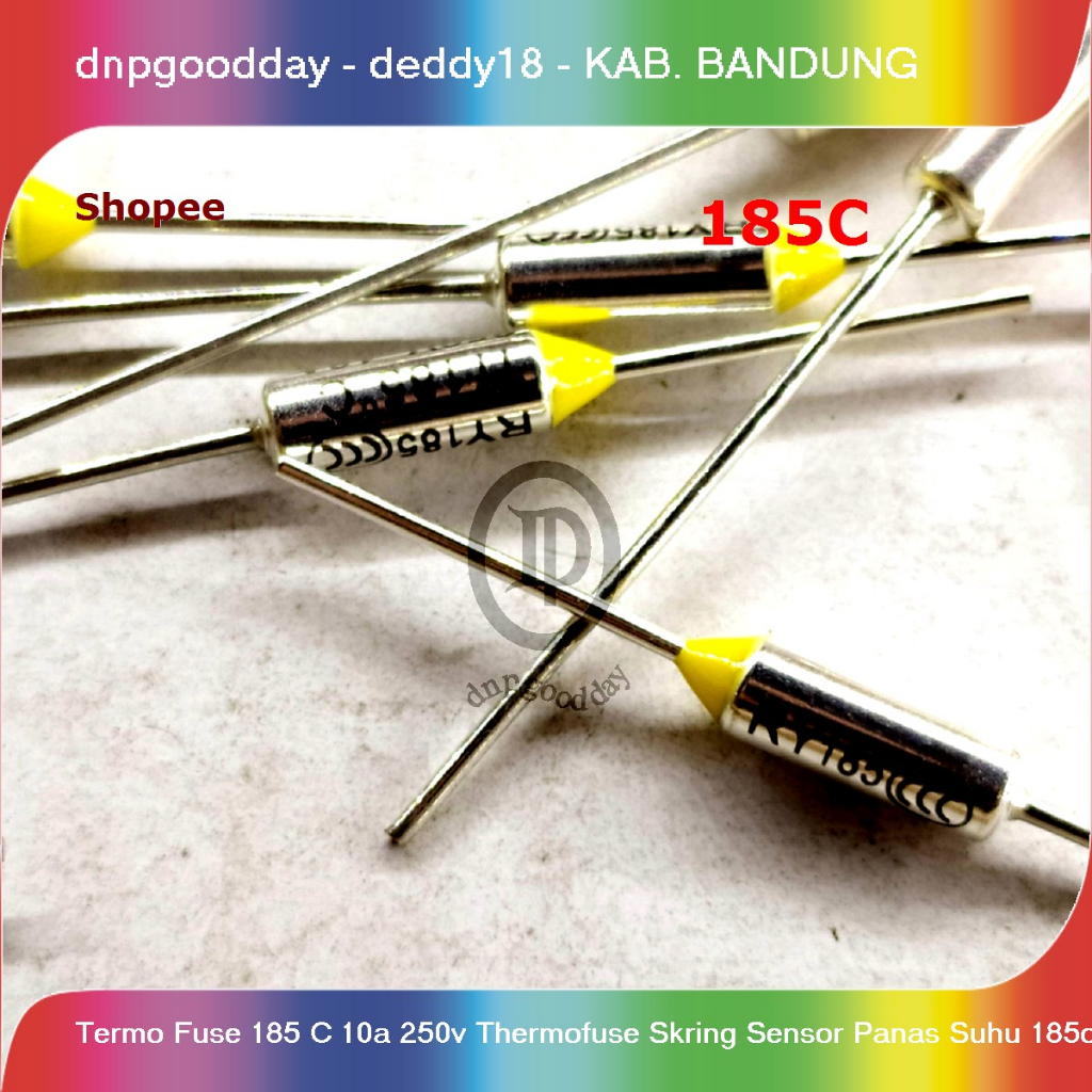 Jual termo fuse 185 c 10a 250v thermofuse skring sensor panas suhu 185c | Shopee Indonesia