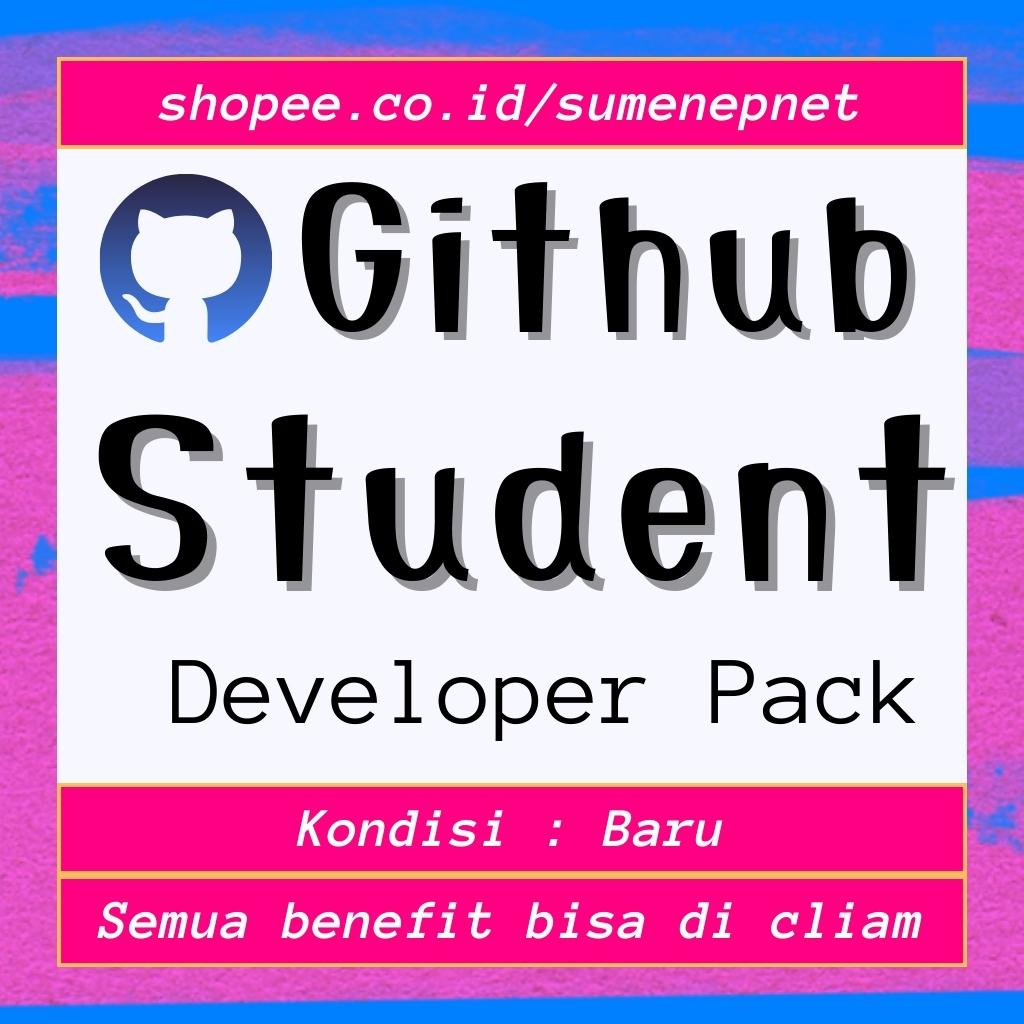 Jual Github Student Pack Developer Pro | Shopee Indonesia
