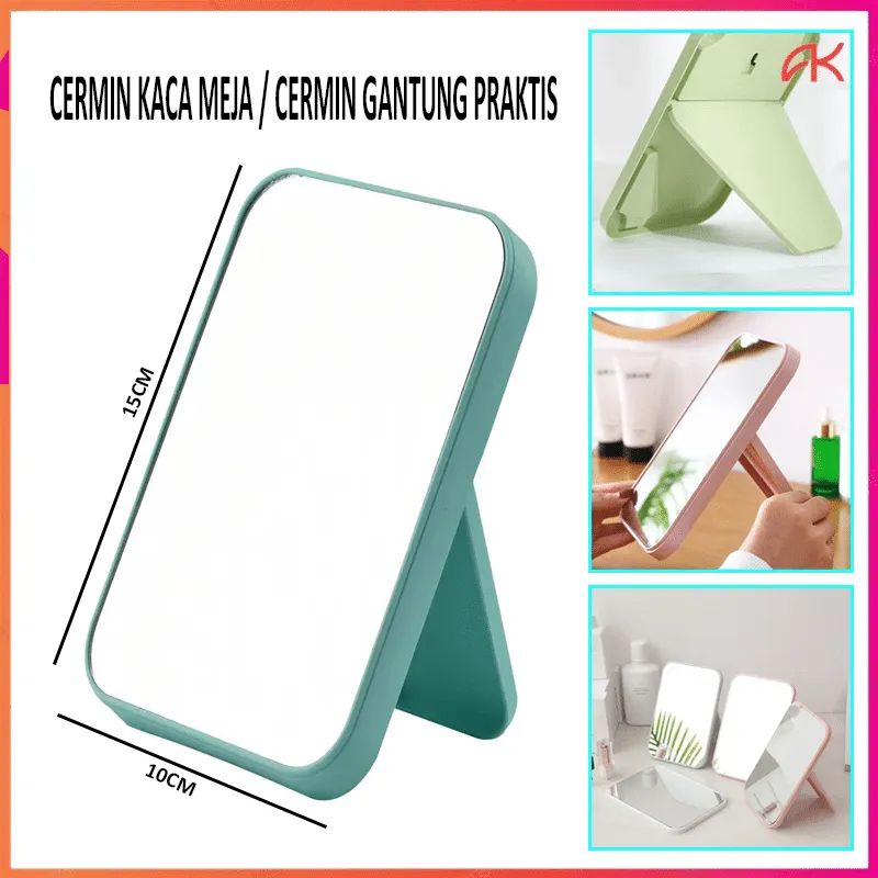 Jual (SGO)-Cermin Rias Duduk Lipat Segiempat 15x11cm-20x14 (Makeup ...