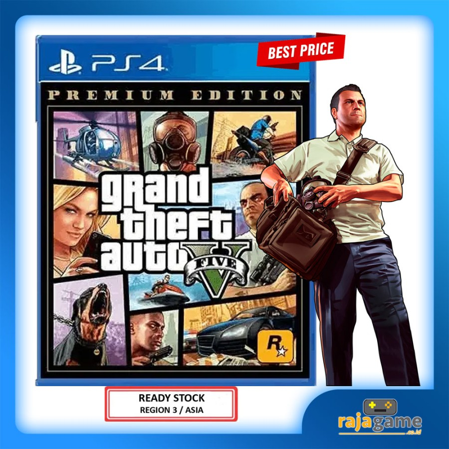 Jual PS4 GTA V Premium Online Edition | Shopee Indonesia