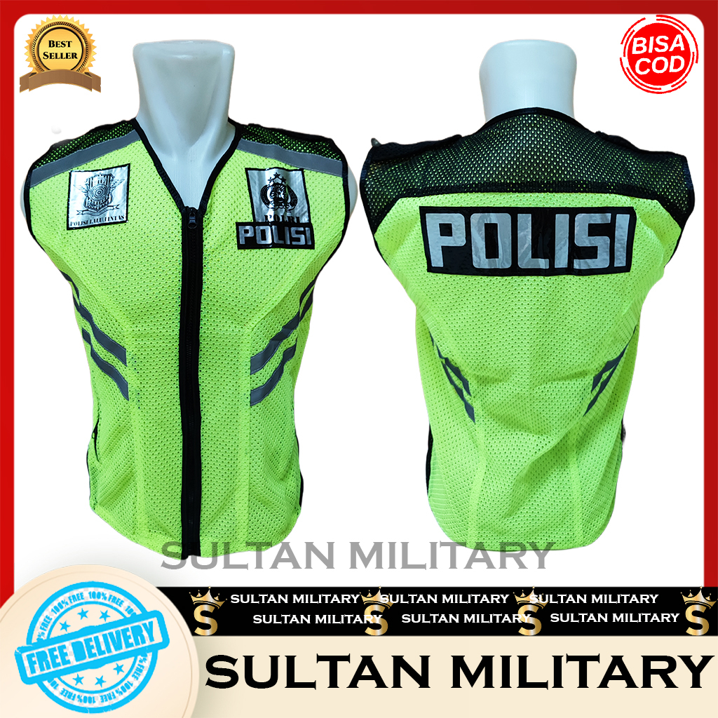 Jual Rompi Polisi Bahan Jaring High Quality Terbaru | Rompi Polisi ...