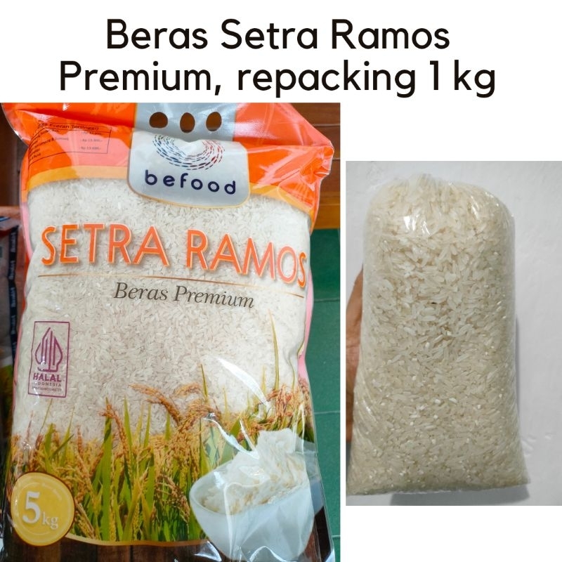 Jual Beras Setra Ramos Repacking 1kg | Shopee Indonesia