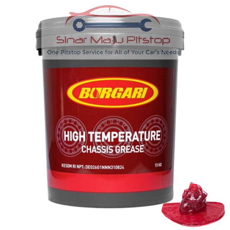 Jual BURGARI HIGH TEMPERATURE CHASSIS GREASE WARNA MERAH 15 KG ORIGINAL ...