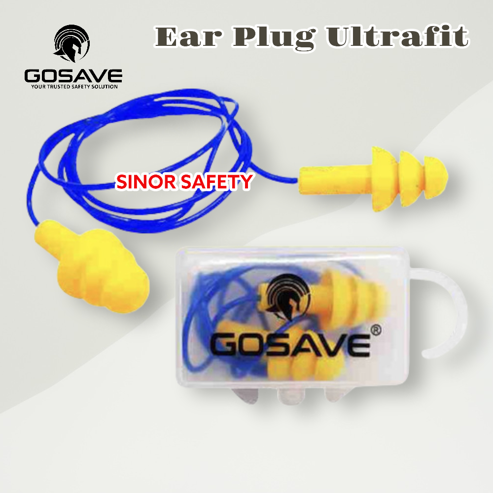 Jual Earplug Ultrafit Corded dengan Kotak Penutup Safety Telinga Ear ...