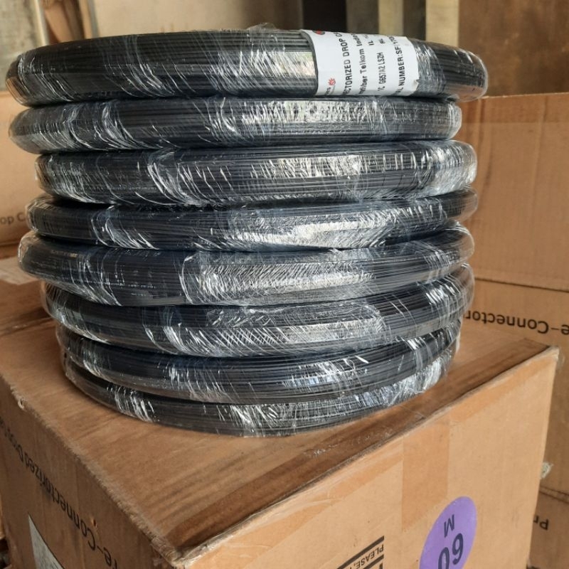 Jual Kabel Fiber Optik 60 Meter Dropcore Single Core 1 Core | Shopee ...
