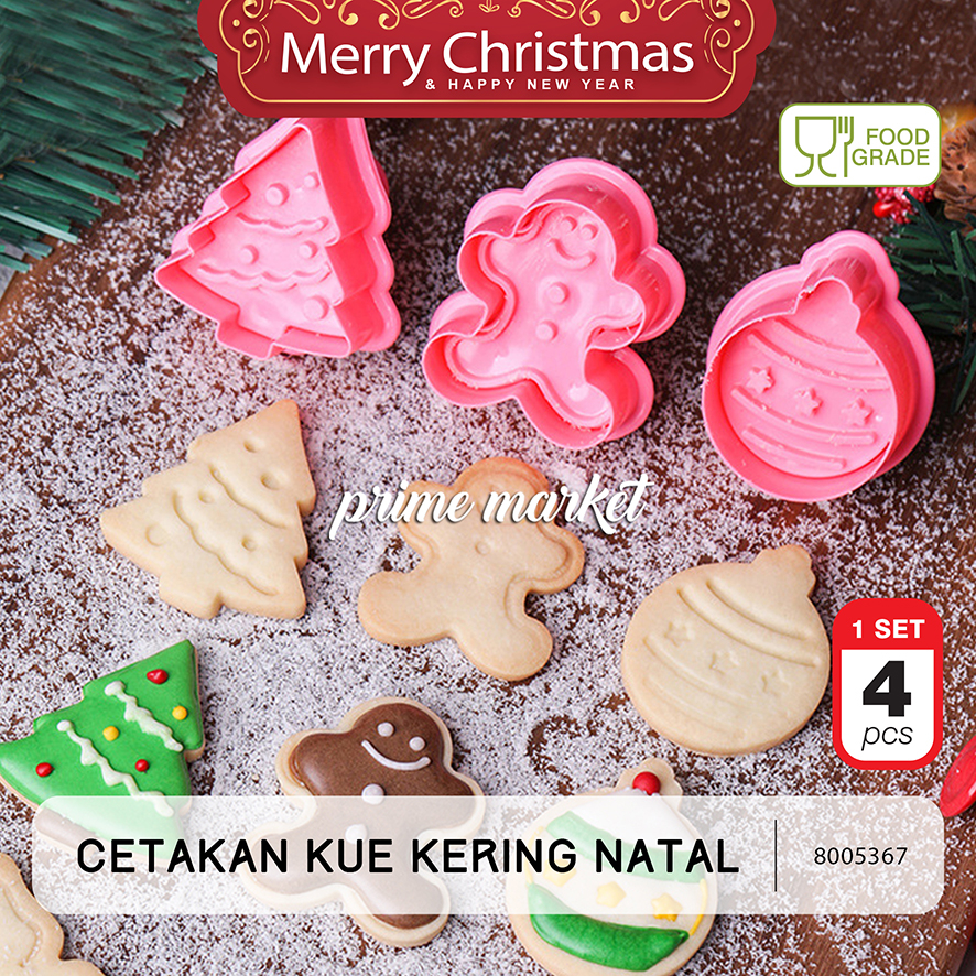 Jual Cetakan Kue Kering Natal Cetakan Biskuit Christmas Cetakan Biskuit ...