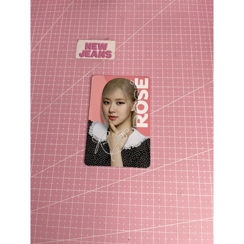 Jual photocard rose blackpink oreo [official] | Shopee Indonesia