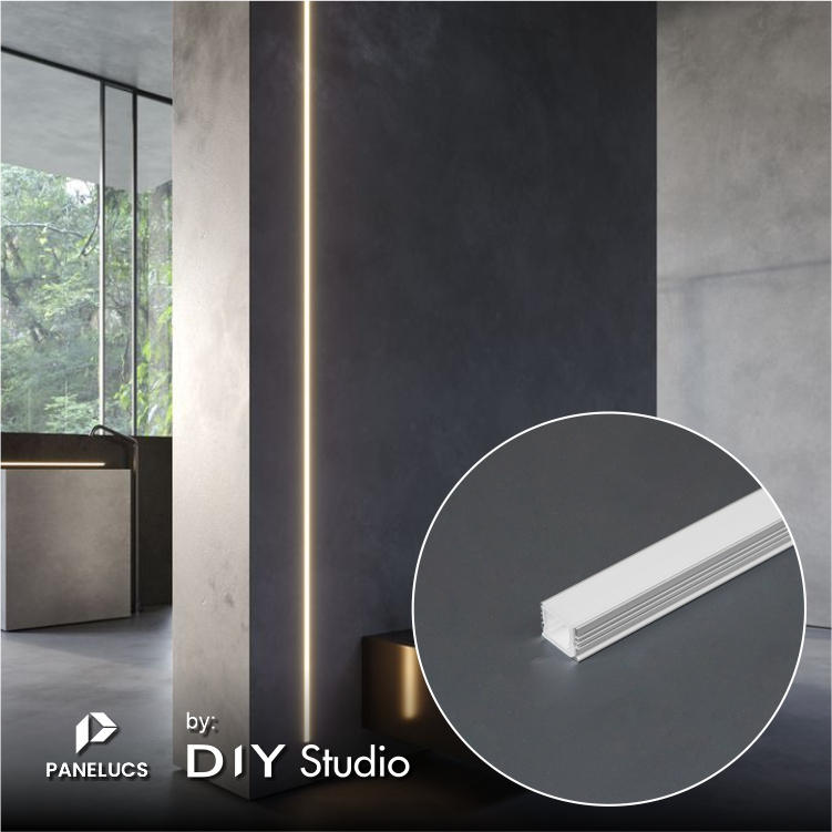 Jual Panelucs cover led aluminium | lis lampu led | housing led strip ...