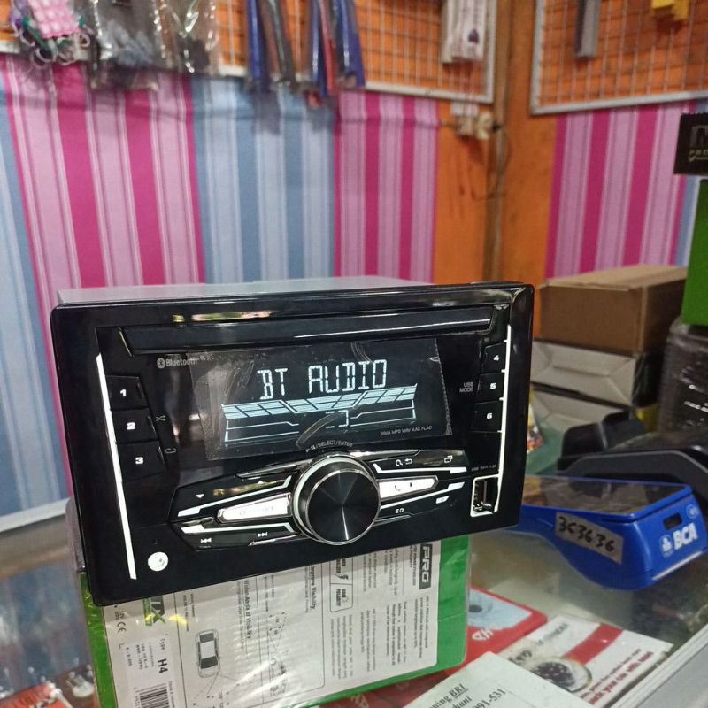Jual head unit JVC Kenwood Bluetooth USB Aux radio FM universal dll ...