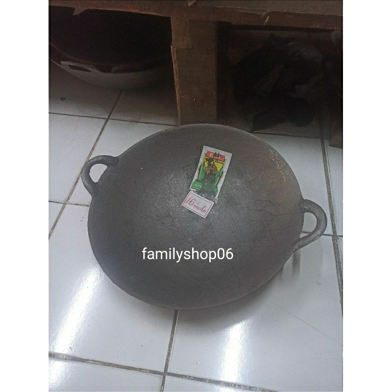 Jual Wajan Kuali Medan Besi Cor EKP No 24 Diameter 59 cm | Shopee Indonesia