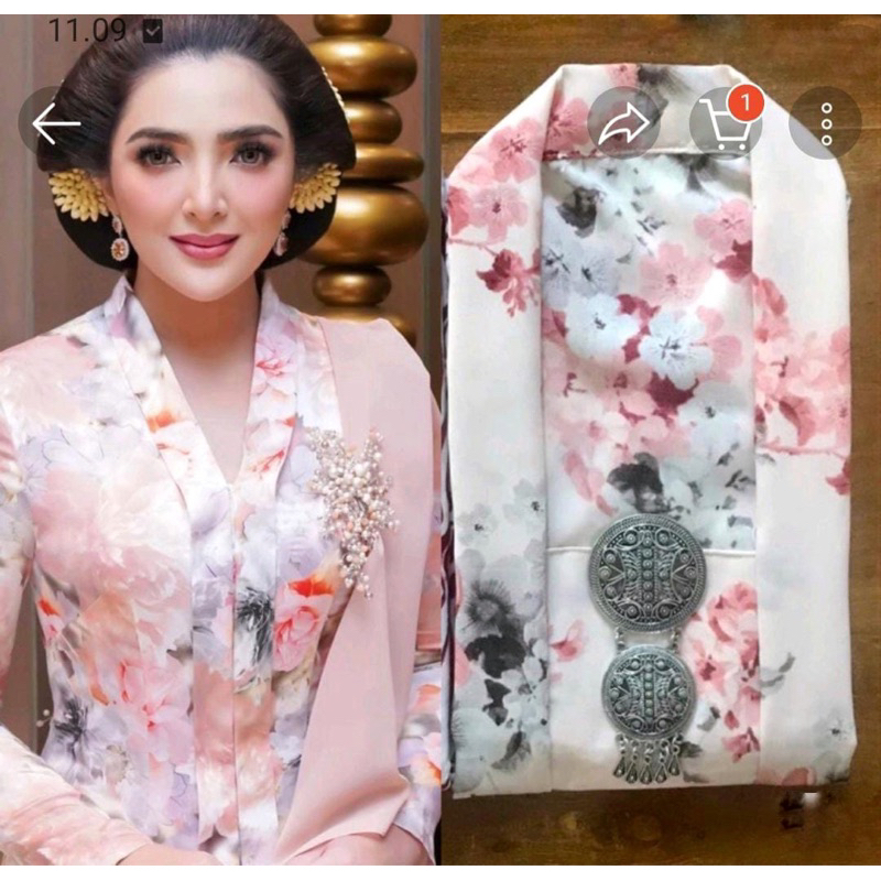 Jual Kebaya Kutubaru Kembang Vintage Jumbo / Kutubaru Ld 120 / Kebaya ...
