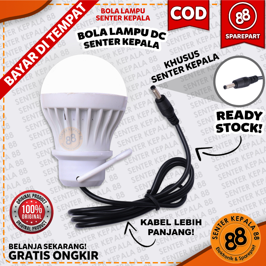 Jual Bola Lampu Led tambahan untuk Semua Jenis Merk Senter Kepala Dony ...