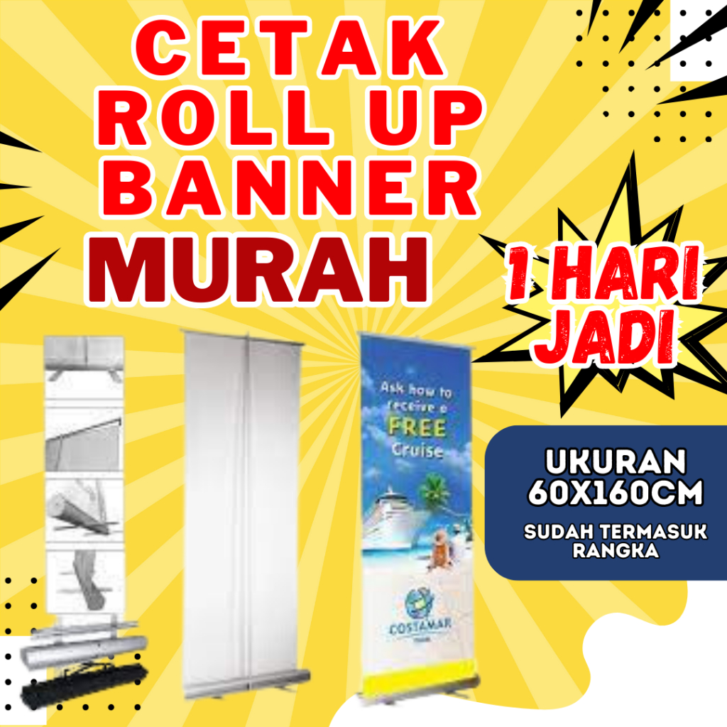 Jual Roll Up Banner Albatros / Roll Up Banner Murah | Shopee Indonesia