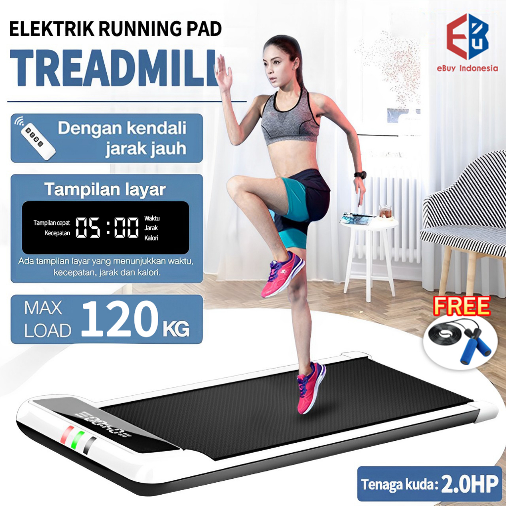 Jual e-Buy Running Mat Treadmill / Alat Fitness (Listrik) / Peralatan ...