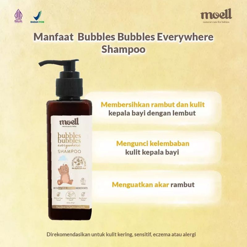 Jual Moell Hair Lotion | Moell Shampoo | Moell Body Wash | Moell Body ...