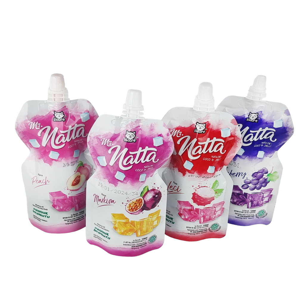 Jual Sidore Mr. Natta Nata de Coco & Jelly - Netto 126 mL | Shopee ...
