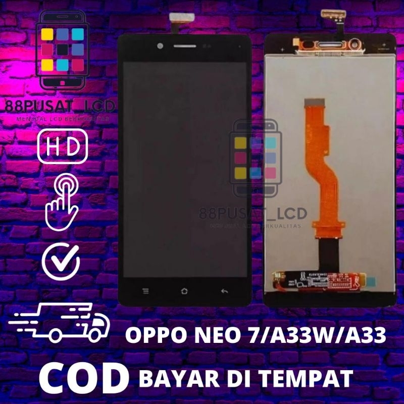 Jual LCD FULLSET OPPO NEO 7/A33W/A33 + TOUCHSCREEN ORIGINAL COMPLETE TOUCHSCREEN LCD | Shopee ...