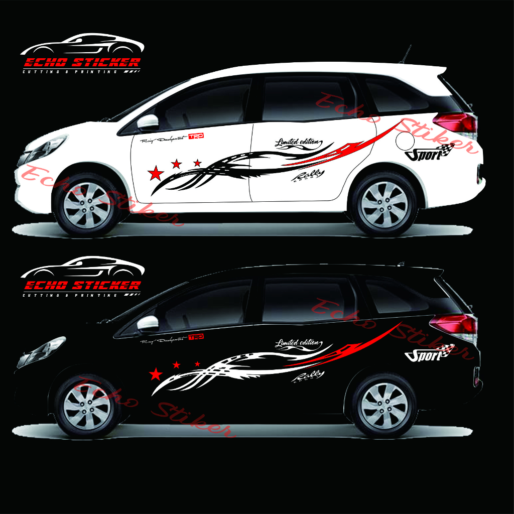 Jual stiker mobilio stiker body samping mobilio tribal | Shopee Indonesia