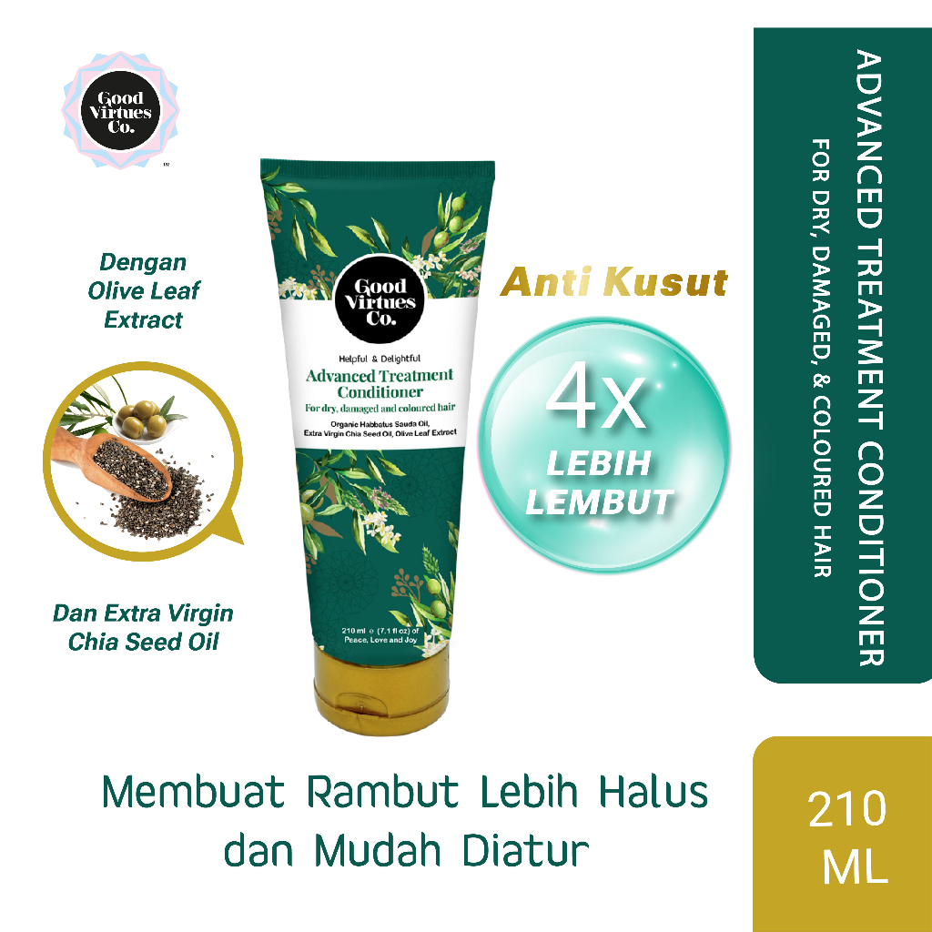 Jual Good Virtues Co. Advanced Treatment Conditioner For Dry, Damage ...