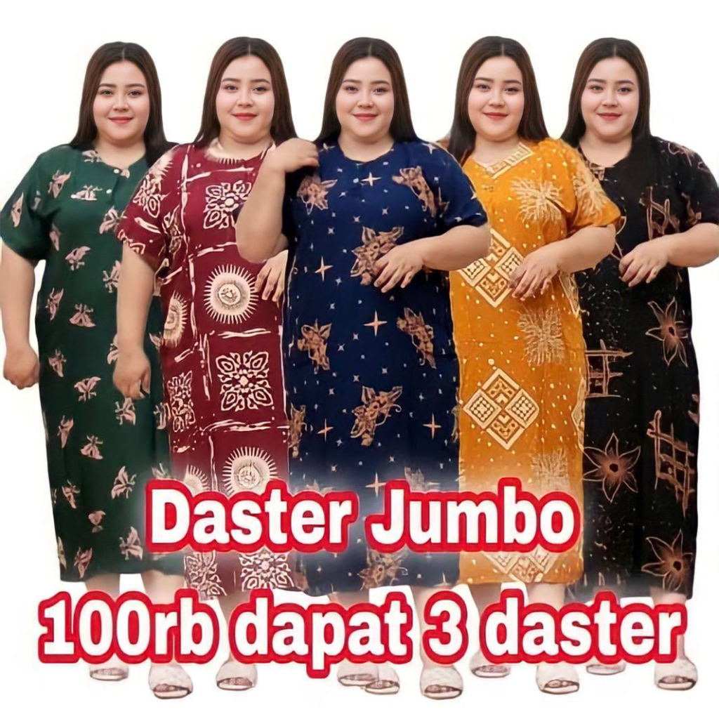 Jual Daster Jumbo Rayon Paket Hemat / Paket Usaha 100 rb Dapat 3 Daster ... Jual Daster Jumbo Rayon Paket Hemat / Paket Usaha 100 rb Dapat 3 Daster ...