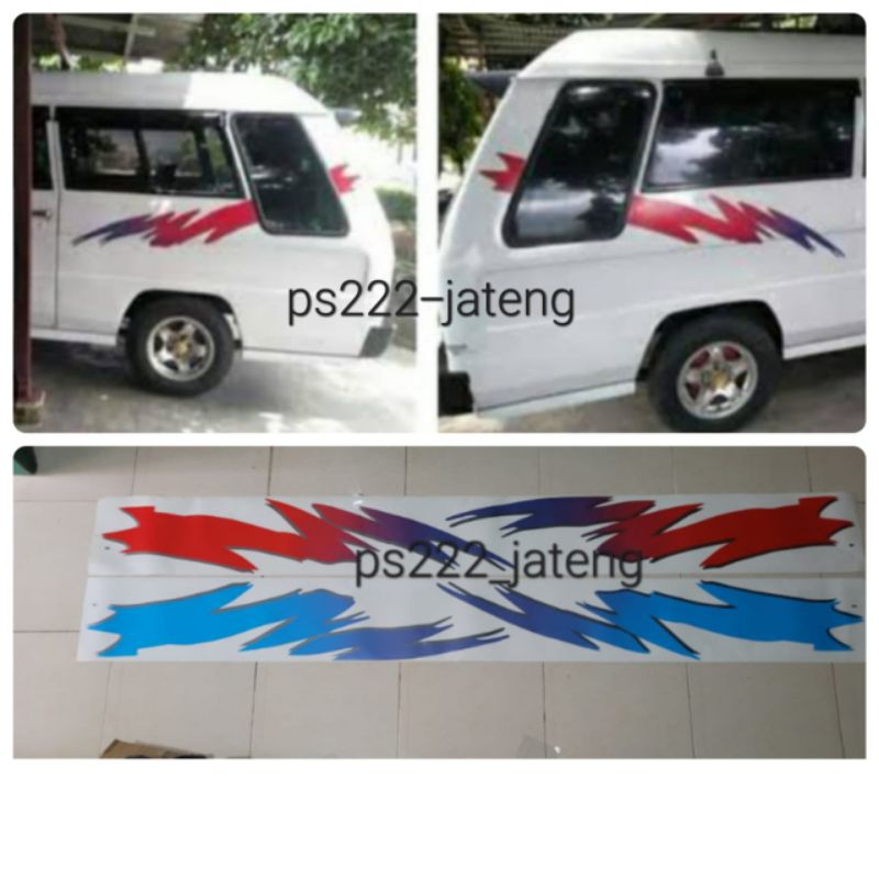 Jual Stiker sticker list body mitsubishi l300 minibus starwagon ...