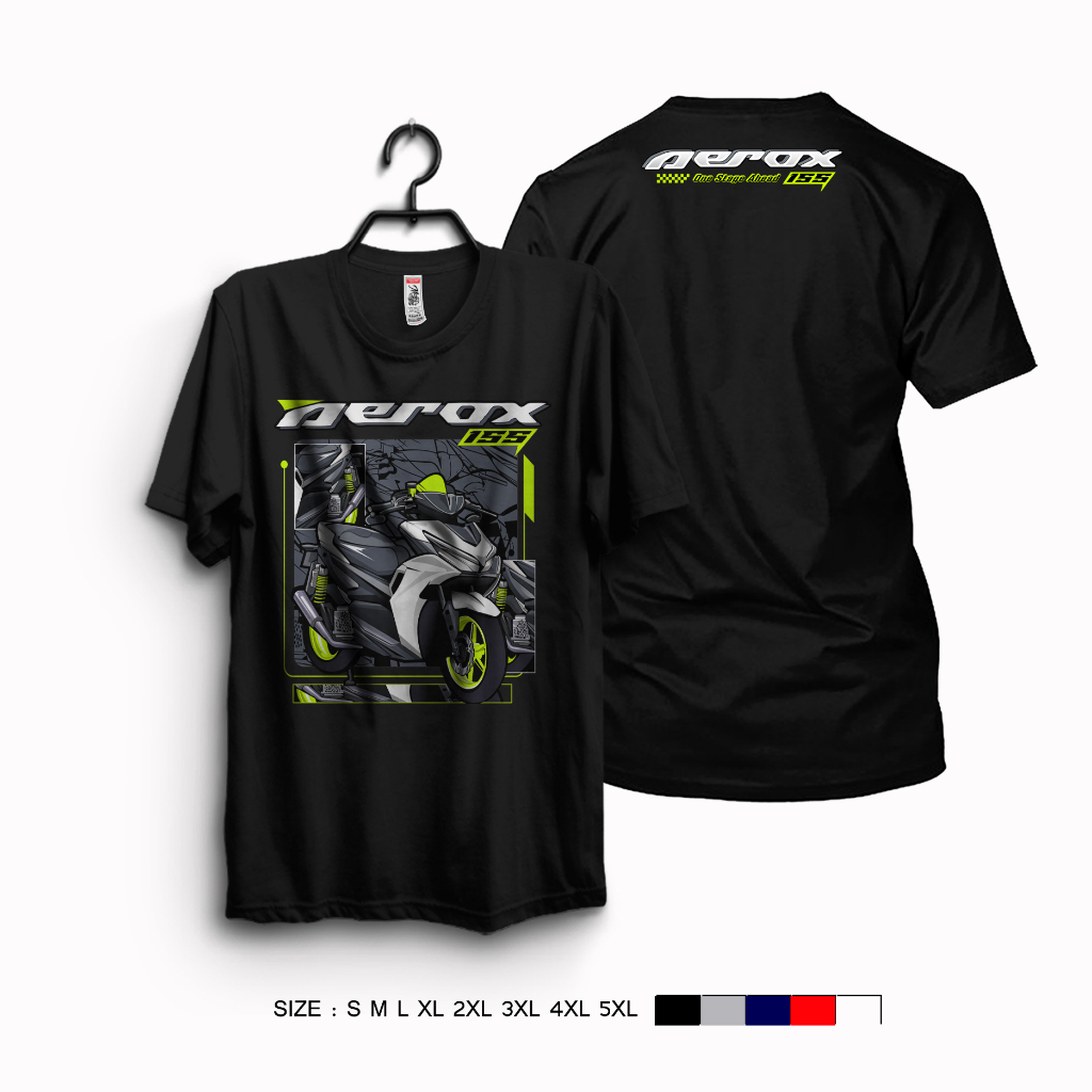 Jual Kaos motor AEROX | Dewasa Unisex | Shopee Indonesia