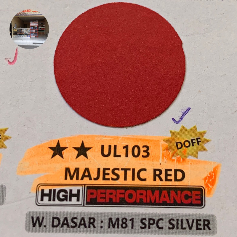 Jual sapporo ultimate UL103** MAJESTIC RED (doff) net 400cc | Shopee ...