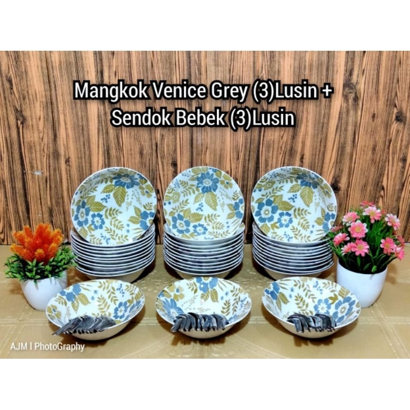 Jual Paket Mangkok 3 lusin + 3 lusin sendok | Shopee Indonesia