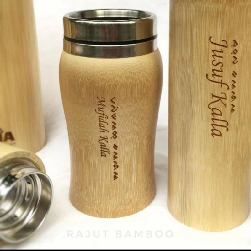 Jual Tumbler Mimi Bambu Mug Stainless | Shopee Indonesia