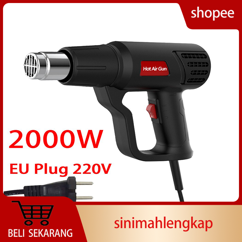 Jual 220V Heat Gun Air Hot Gun H&L Pro Senapan Panas Pistol Angin Panas ...