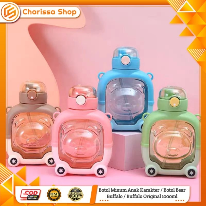 Jual Botol Minum Anak Karakter / Botol Bear Buffalo / Buffalo Original ...