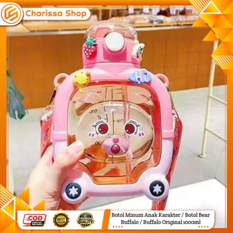 Jual Botol Minum Anak Karakter / Botol Bear Buffalo / Buffalo Original ...