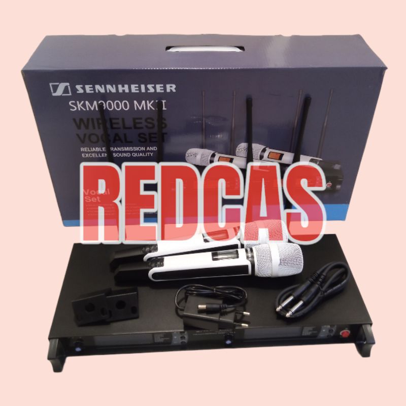 Jual SENNHEISER MICROPHONE MIC WIRELESS SKM9000 GOLD SKM 9000 HITAM ...