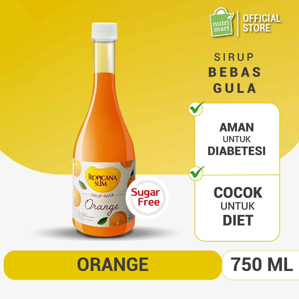 Jual Tropicana Slim Syrup Orange 750ml - Sirup Jeruk Bebas Gula ...