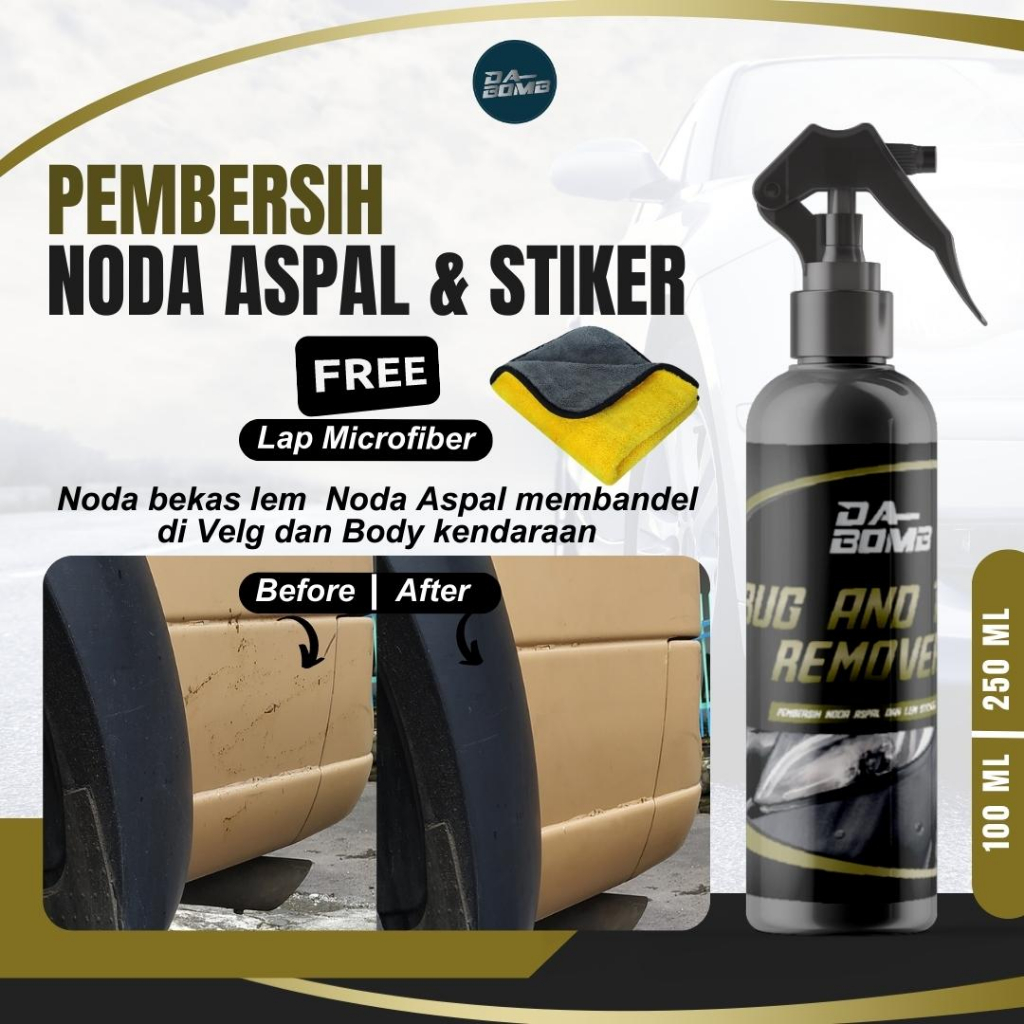 Jual Bug & Tar Remover / Pembersih Noda Aspal Pada Body Mobil Dan Motor / Pembersih Lem Stiker ...