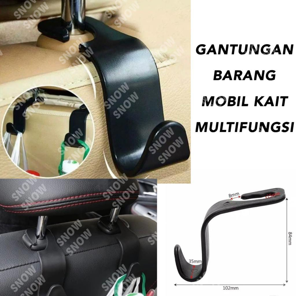 Jual Gantungan Barang Hook Hanger Holder Mobil Kait Multifungsi ...