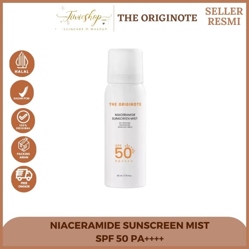 Jual READY‼️ THE ORIGINOTE NIACERAMIDE SUNSCREEN MIST SPRAY SPF 50 PA ...