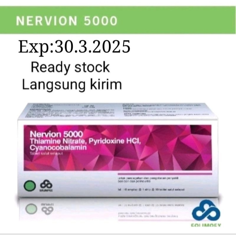 Jual Erlimpex NERVION TABLET ( BOX isi 100 Tablet ) | Shopee Indonesia