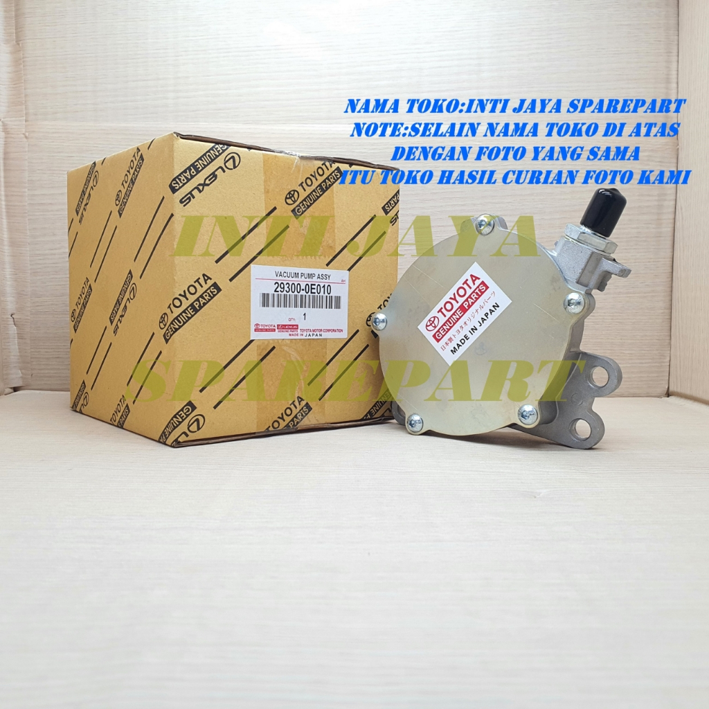 Jual VACUM PUMP VAKUM PUMP INNOVA REBORN FORTUNER VRZ HILUX REVO 2GD ...