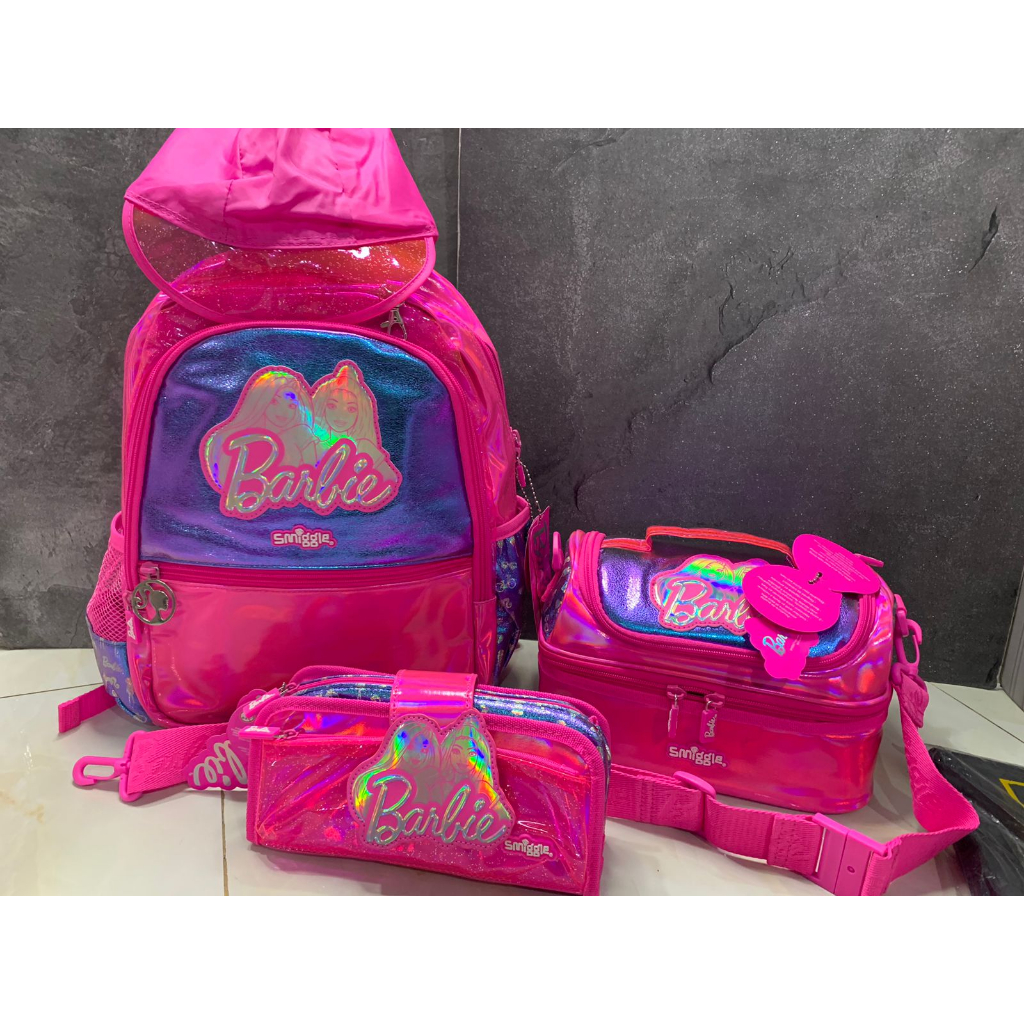 Jual SMIGGLE X BARBIE SET BACKPACK JUNIOR HOODIE (3ITEM) -TAS,TAS BEKAL ...