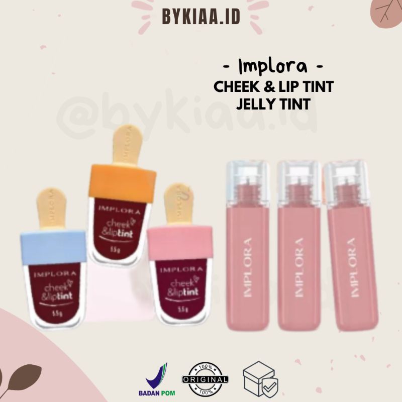 Jual Implora Cheeck & Liptint - Jelly Tint | Shopee Indonesia