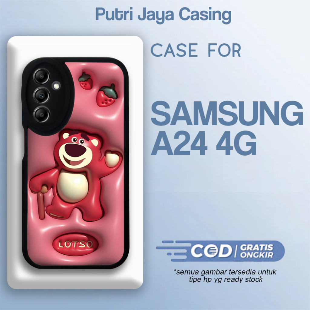 Jual case samsung a24 4g terbaru aesthetic cute bear casing estetik ...