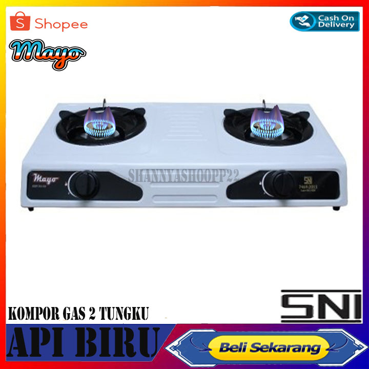 Jual Kompor Gas Rinnai RI 522E Stainless Kompor Gas 2 Tungku Stainless ...