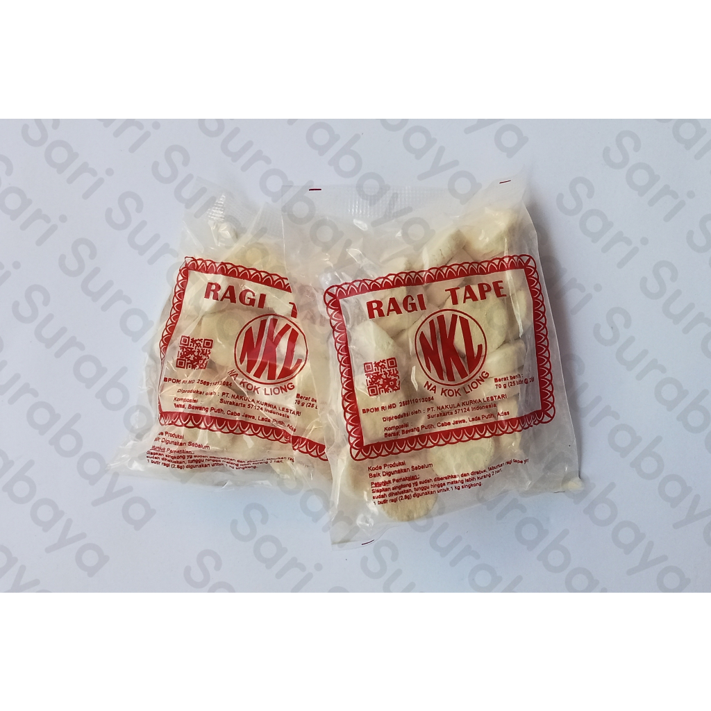 Jual Ragi Tape NKL @Isi 25 Butir/pack | Shopee Indonesia