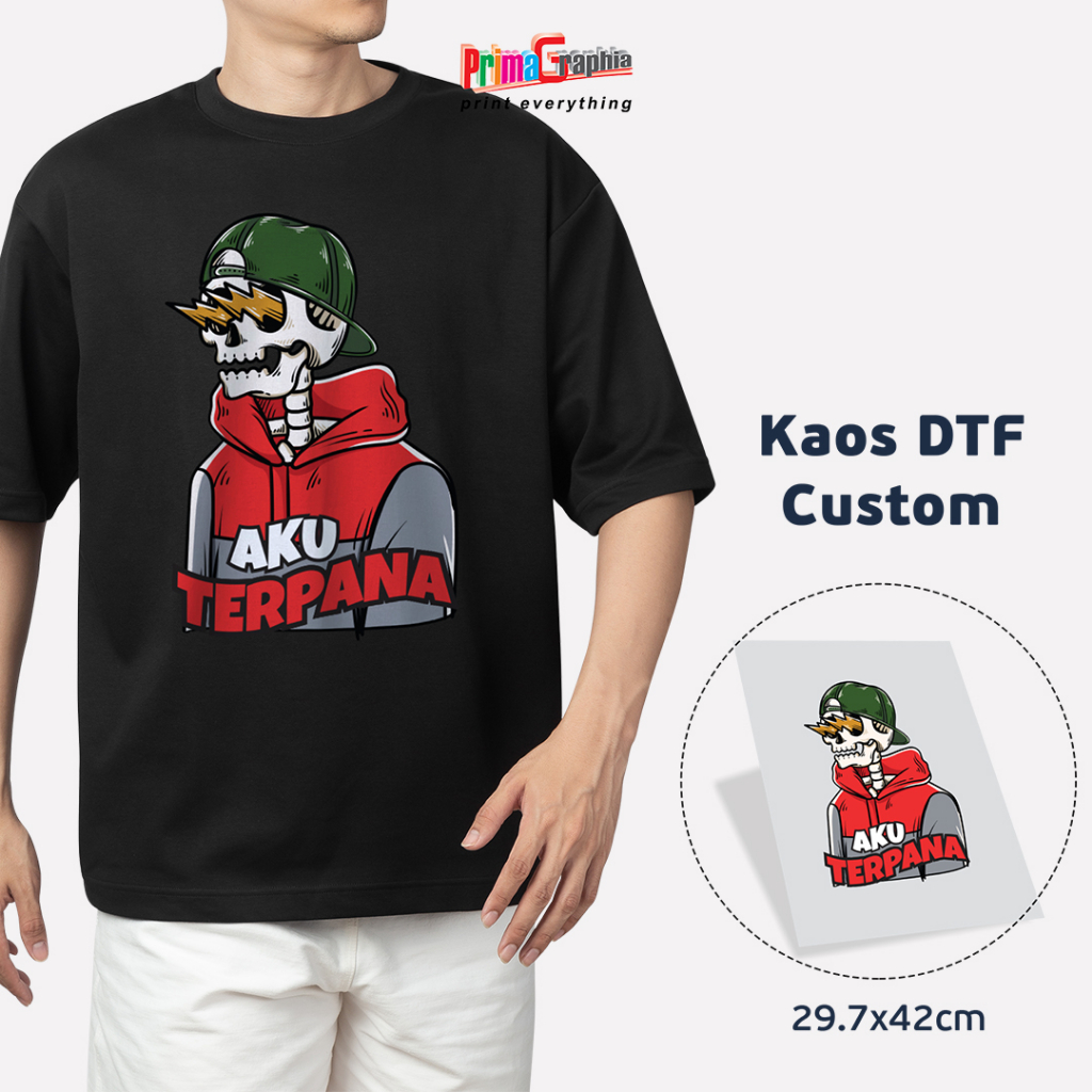 Jual Kaos Custom Sablon DTF A3 satuan | Shopee Indonesia