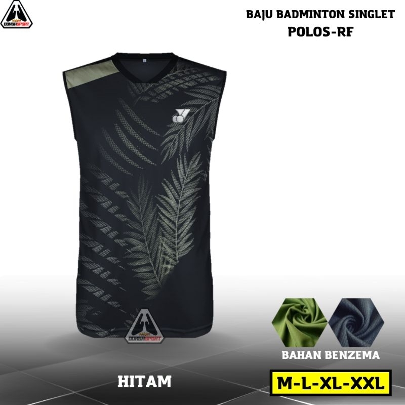 Jual BSL 12 SINGLET RF Baju Badminton Singlet Dewasa Kaos Olahraga ...